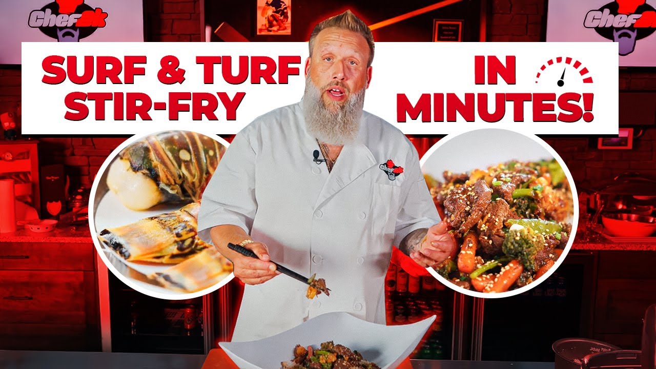 Surf & Turf Stir-Fry in Minutes | Chef2k - YouTube