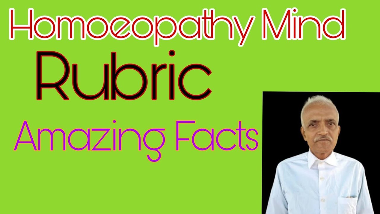 8 Amazing Mind Rubric Homeopathy Myths Explored/ Mind Rubric - YouTube
