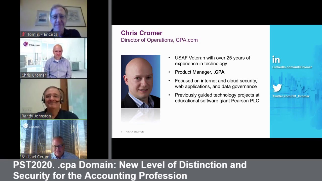 .cpa Domain: New level of Security and Distinction for the Accounting Profession - YouTube