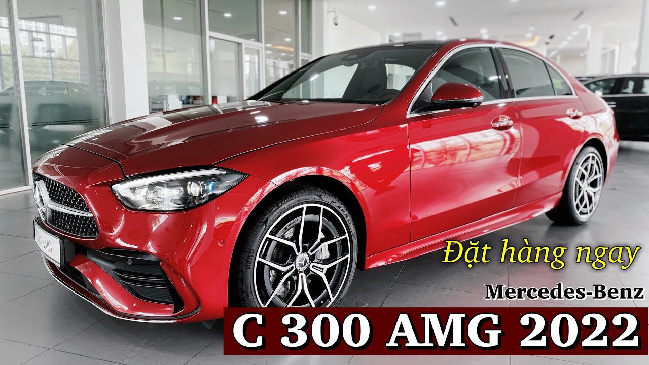 Mercedes-Benz C 300 AMG 2022 Màu Đỏ, Tiết Kiệm 300 Triệu Khi Đặt Bản ...