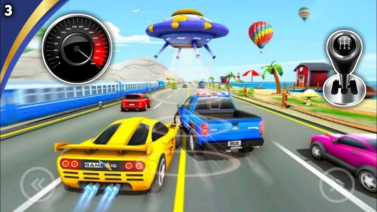 😱 Turbo Driving Car Racing Simulator 3D - 4x4 SUV Red Hammer Driver ...