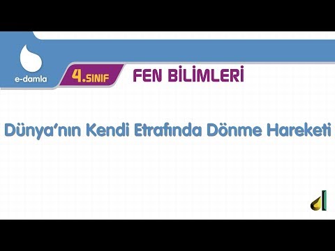 4.Sınıf Fen Bilimleri Dünya’nın Kendi Etrafında Dönme Hareketi
