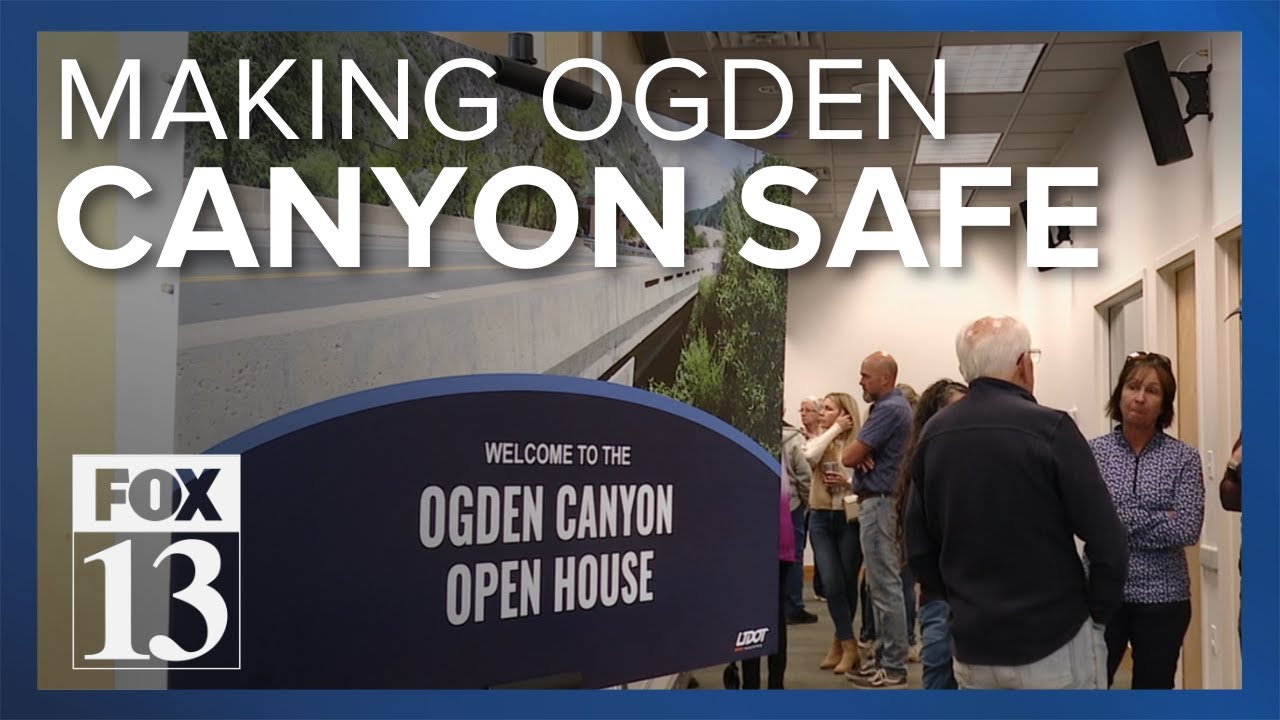UDOT holds open house to public on making Ogden Canyon safer - YouTube
