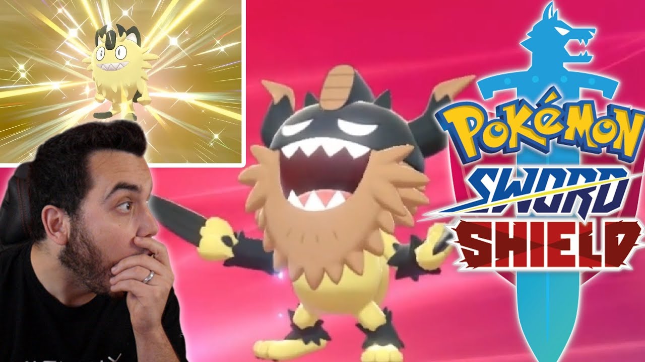 ONLY 23 EGGS! SHINY GALAR MEOWTH and PERRSERKER in Pokemon Sword and ...