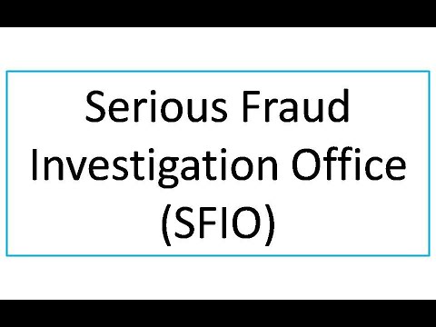 Serious Fraud Investigation Office (SFIO) - YouTube