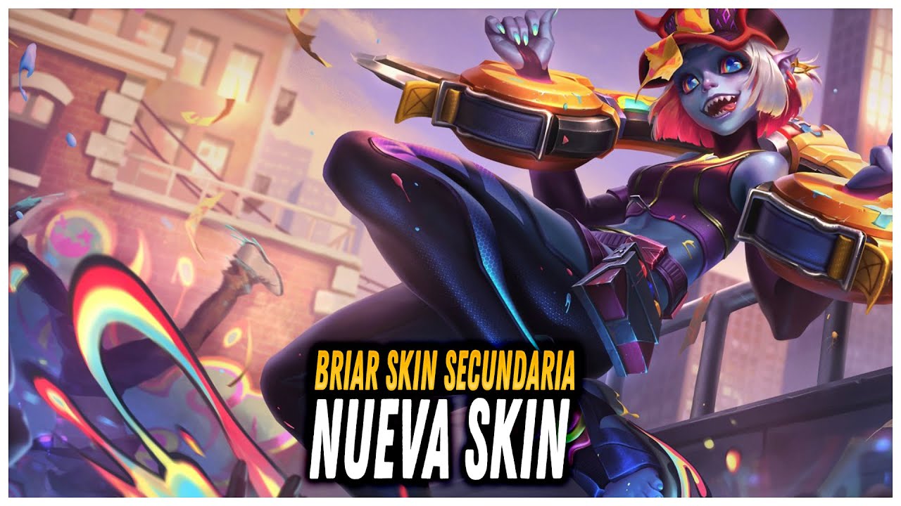 ¡NUEVA SKIN SECUNDARA DE *BRIAR* LA NUEVA CAMPEONA - DEMONIA CALLEJERA ...