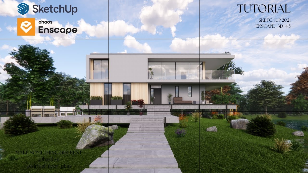ENSCAPE RENDARING TUTORIAL | OUTSTANDING HOME WITH MIND BLOWING ...