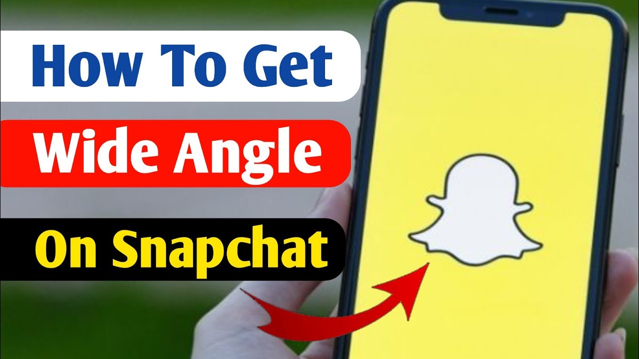 How to get wide angle on snapchat Android - YouTube