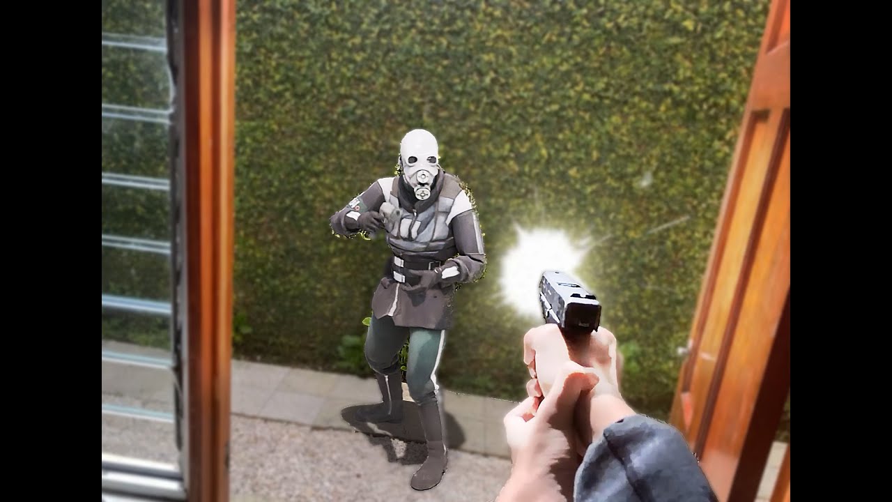 Half Life Alyx Shootout In Real Life - YouTube