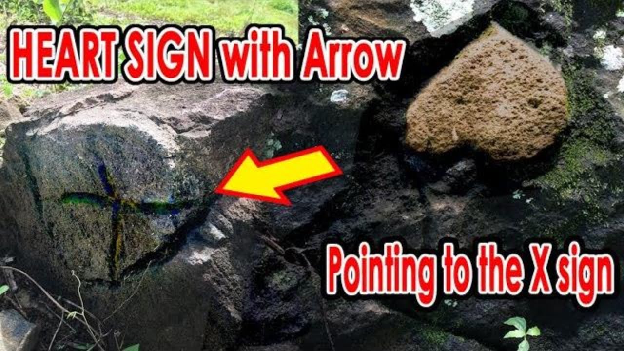 Heart Sign with Arrow Pointing to the X Sign Found - YouTube