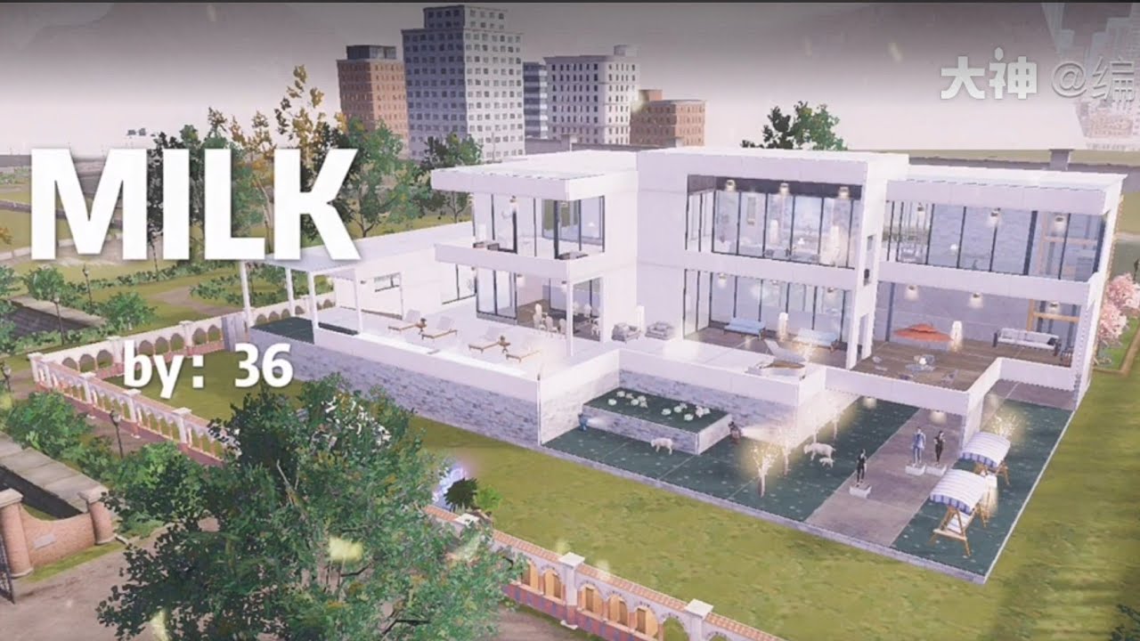LifeAfter Manor Design - Modern double manor 104 - YouTube