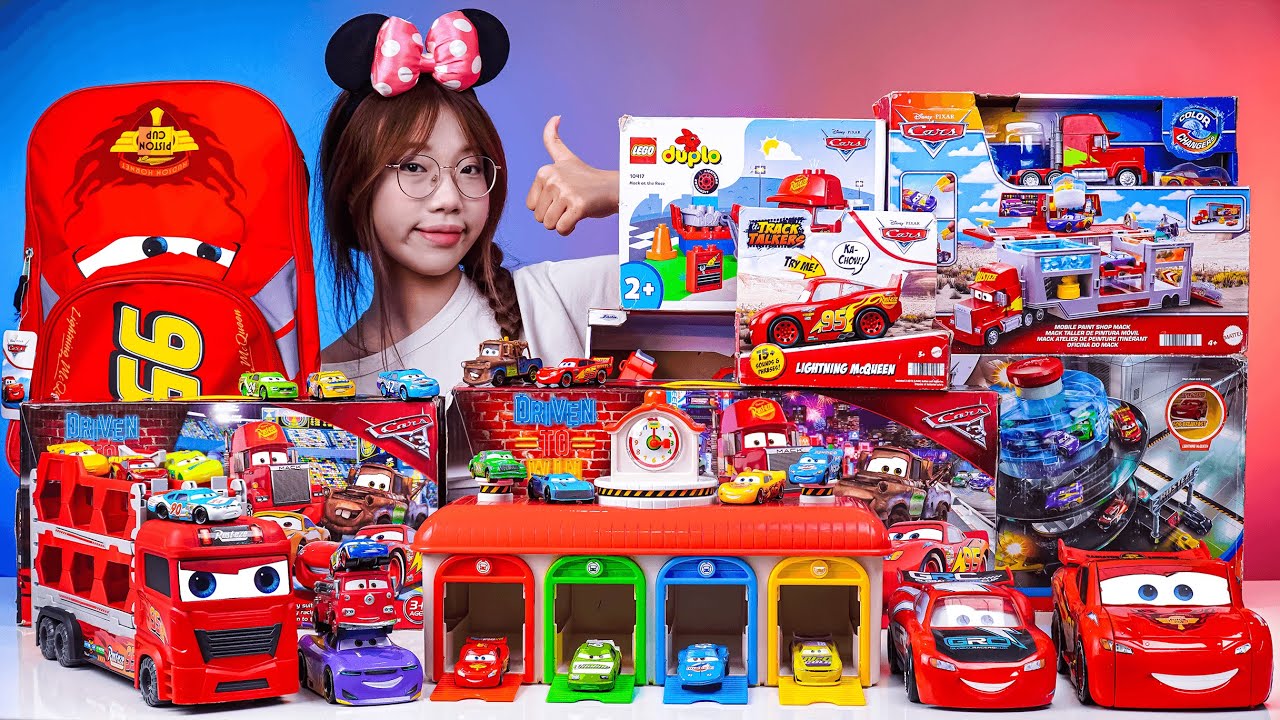 Unboxing Disney Pixar Cars Toys Collection | Disney Cars Lightning ...