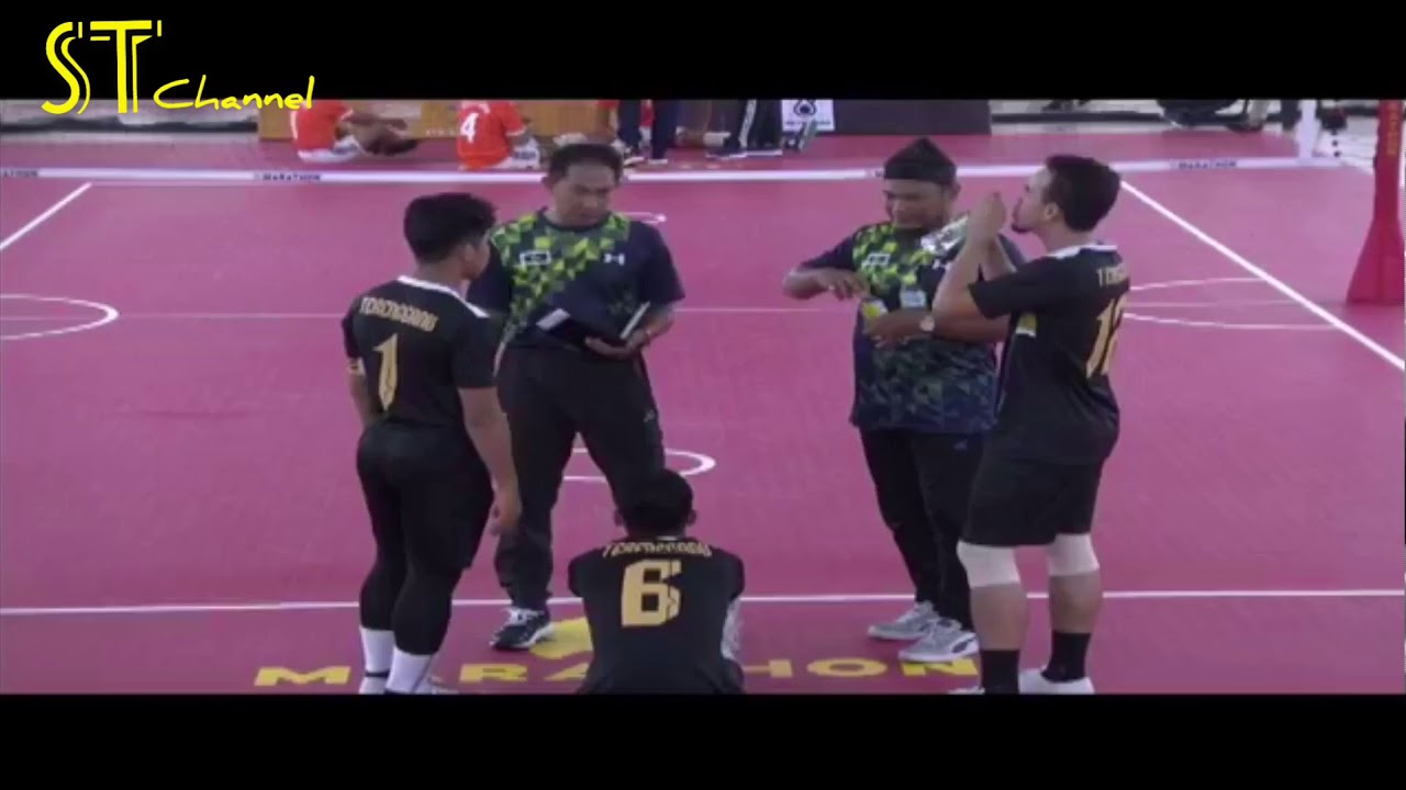 Aksi Syahir Rosdi (KL) vs (Terengganu) Hanapiah Dolah - Sepak Takraw ...