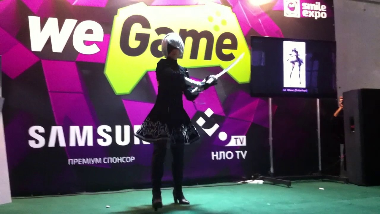 WEGAME 3.0 2017: NieR: Automata - YoRHa No.2 Type B (2B) - Cosplay - YouTube