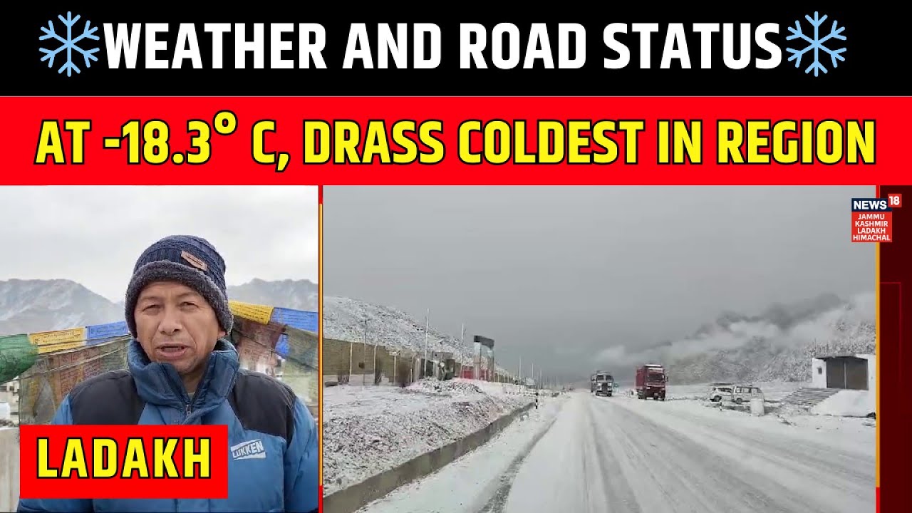 Ladakh Weather Update | Drass recorded the coldest in Ladakh region ...
