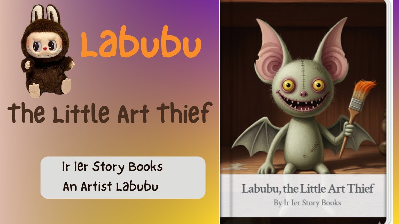 Labubu, The Little Art Thief | Labubu Fun Story | Ir Ier Story Books ...