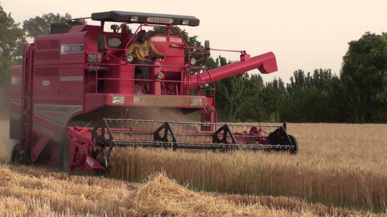 Harvester Combine - YouTube