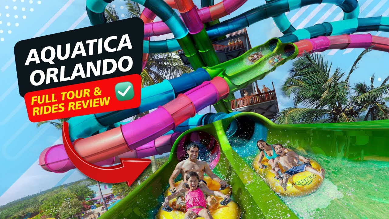 Aquatica Orlando FULL WALKING TOUR - YouTube
