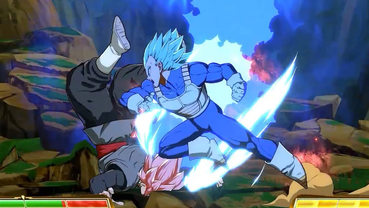 [DBFZ] Blue Vegeta triple super TOD (Mid Screen) - YouTube