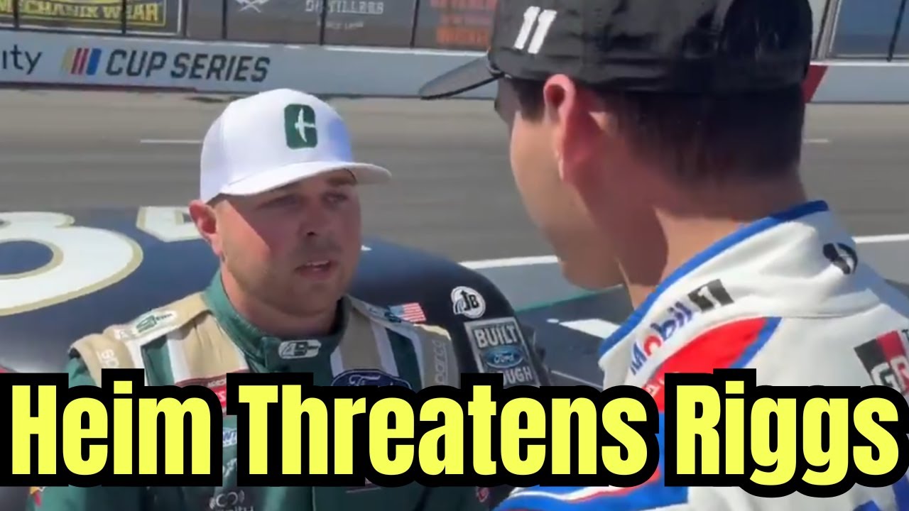 Corey Heim Threatens Layne Riggs After Last Lap Contact at North ...