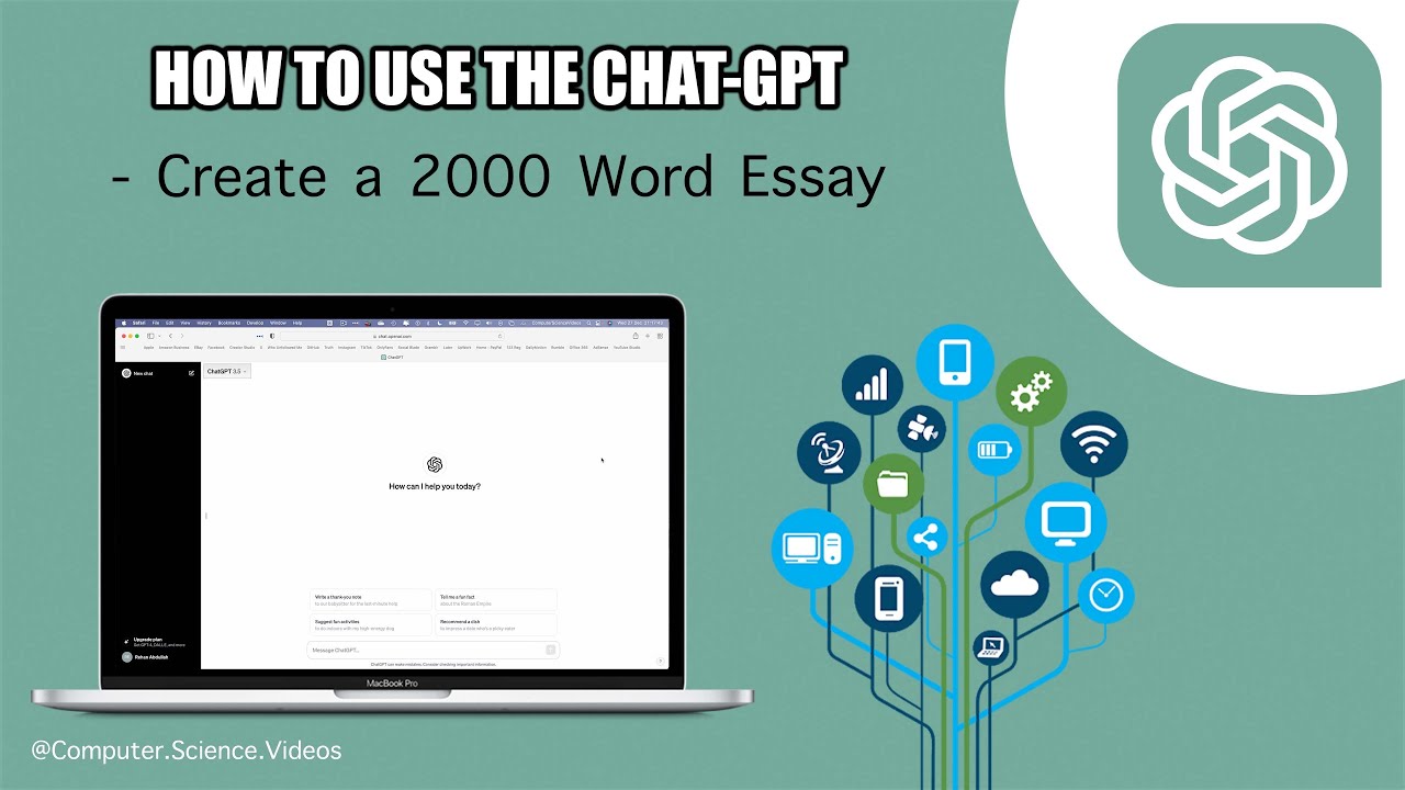How to CREATE a 2000 Word Essay w/ ChatGPT Using a Mac / Desktop ...