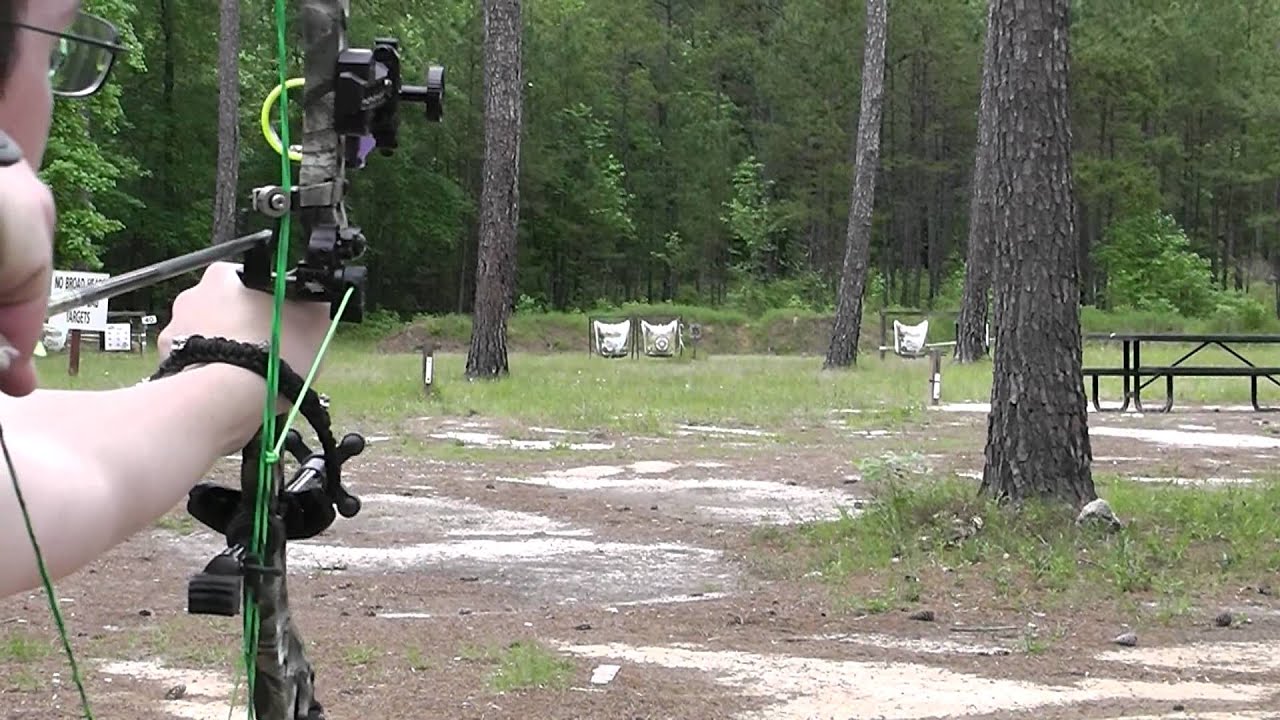 Bowtech Destroyer 350 at 70 Yards - YouTube
