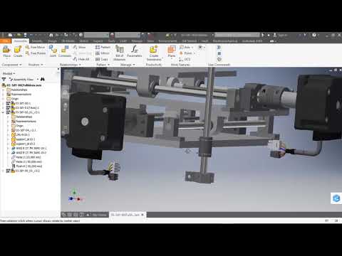 Inventor 3D Printer Modelleme (3D Printer Design)-Part 6 - YouTube