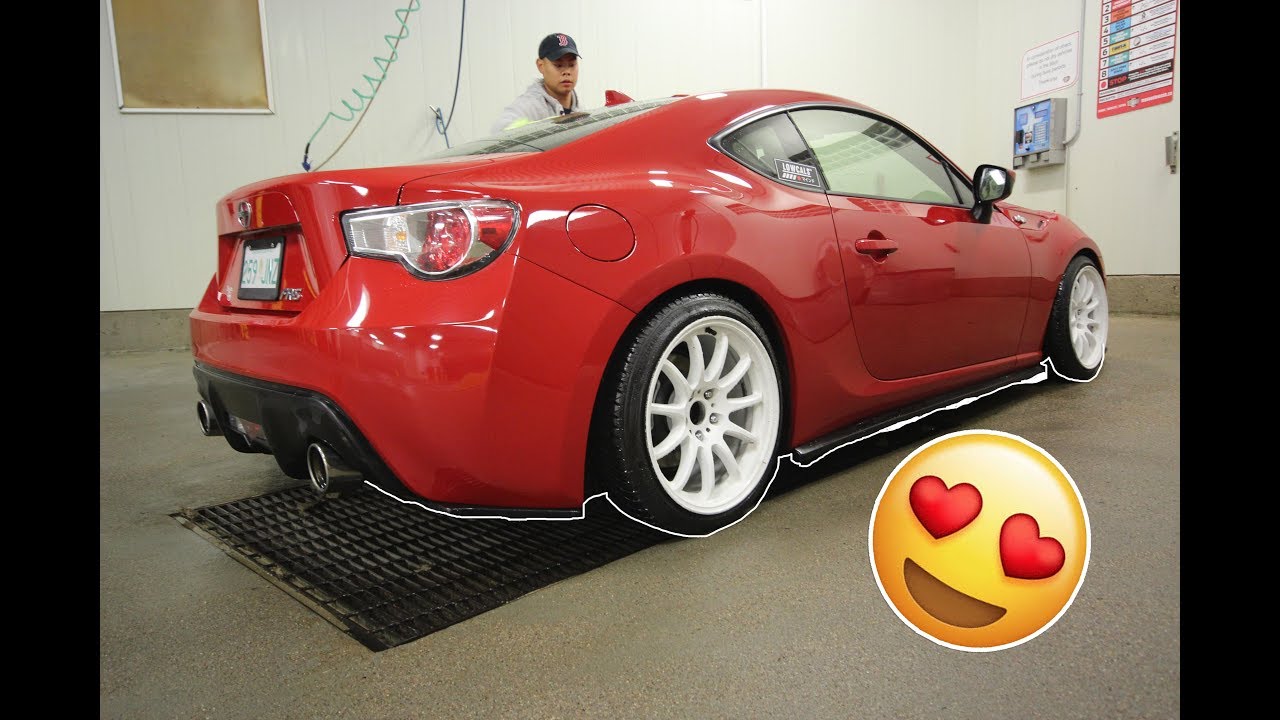 INSTALLING SIDESKIRTS & REAR SPATS ON THE FRS - YouTube