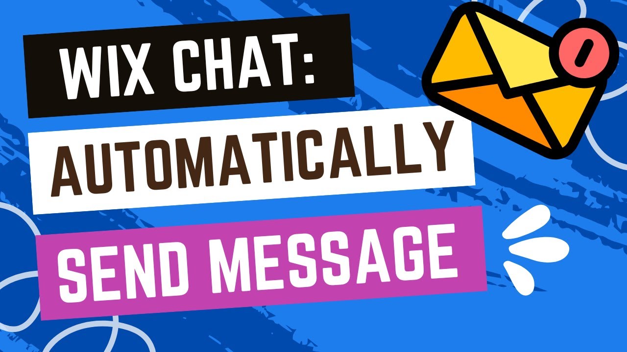 Wix Chat: Automatically Sending Chat Messages - YouTube