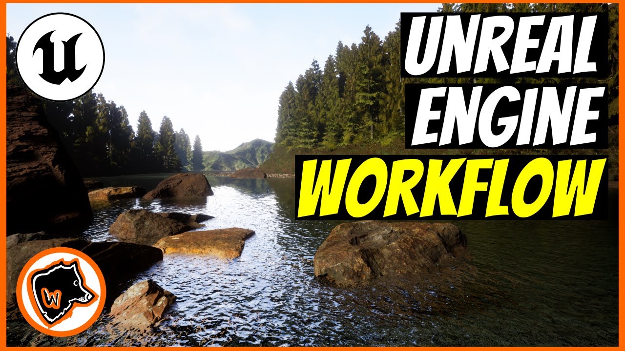 UNREAL ENGINE: RIVER LANDSCAPE with WATER SYSTEM - YouTube