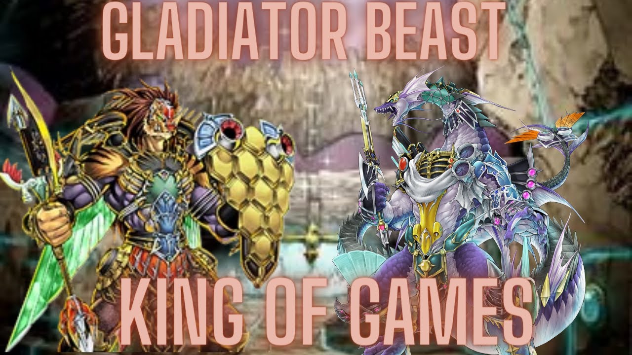 New Gladiator Beast King Of Games Deck! March 2024! Yu-Gi-Oh! Duel ...