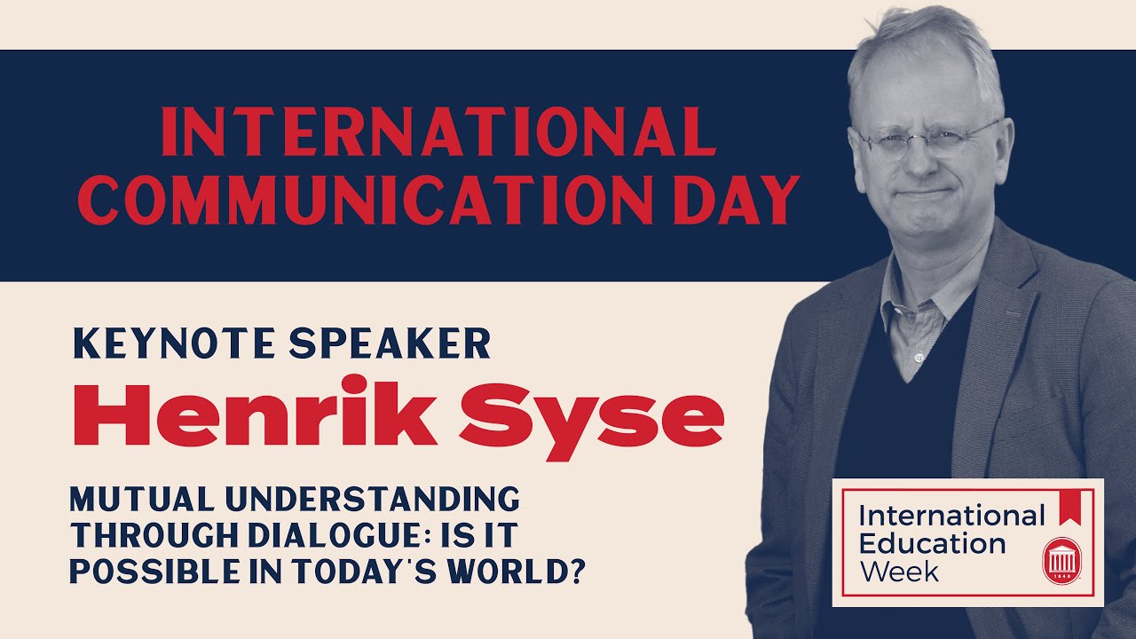 Henrik Syse at the University of Mississippi - YouTube