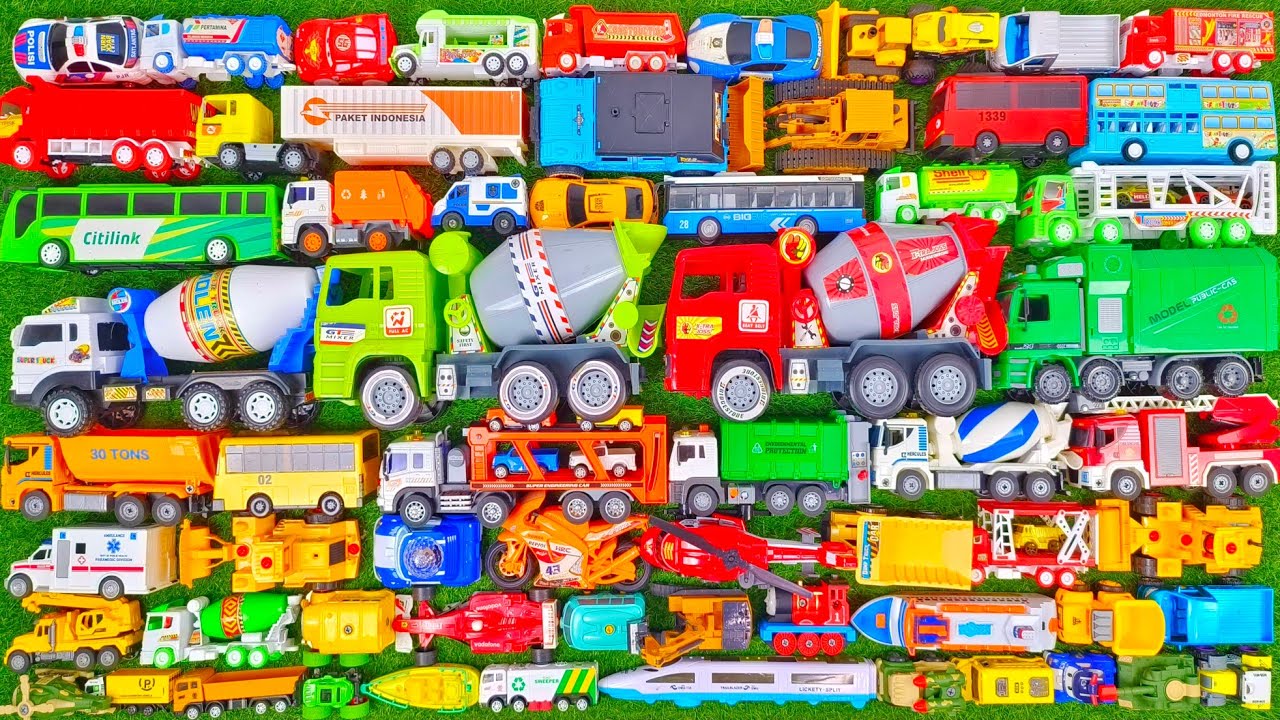 Truk Molen Besar, Ambulans, Mobil Balap, Beko, Excavator, School Bus ...