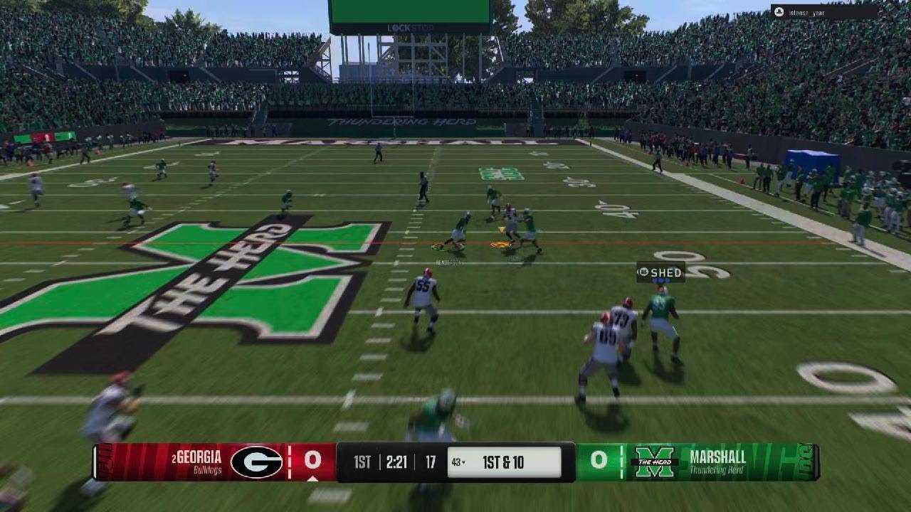EA SPORTS College Football 25 - Marshall Football - Interception - YouTube