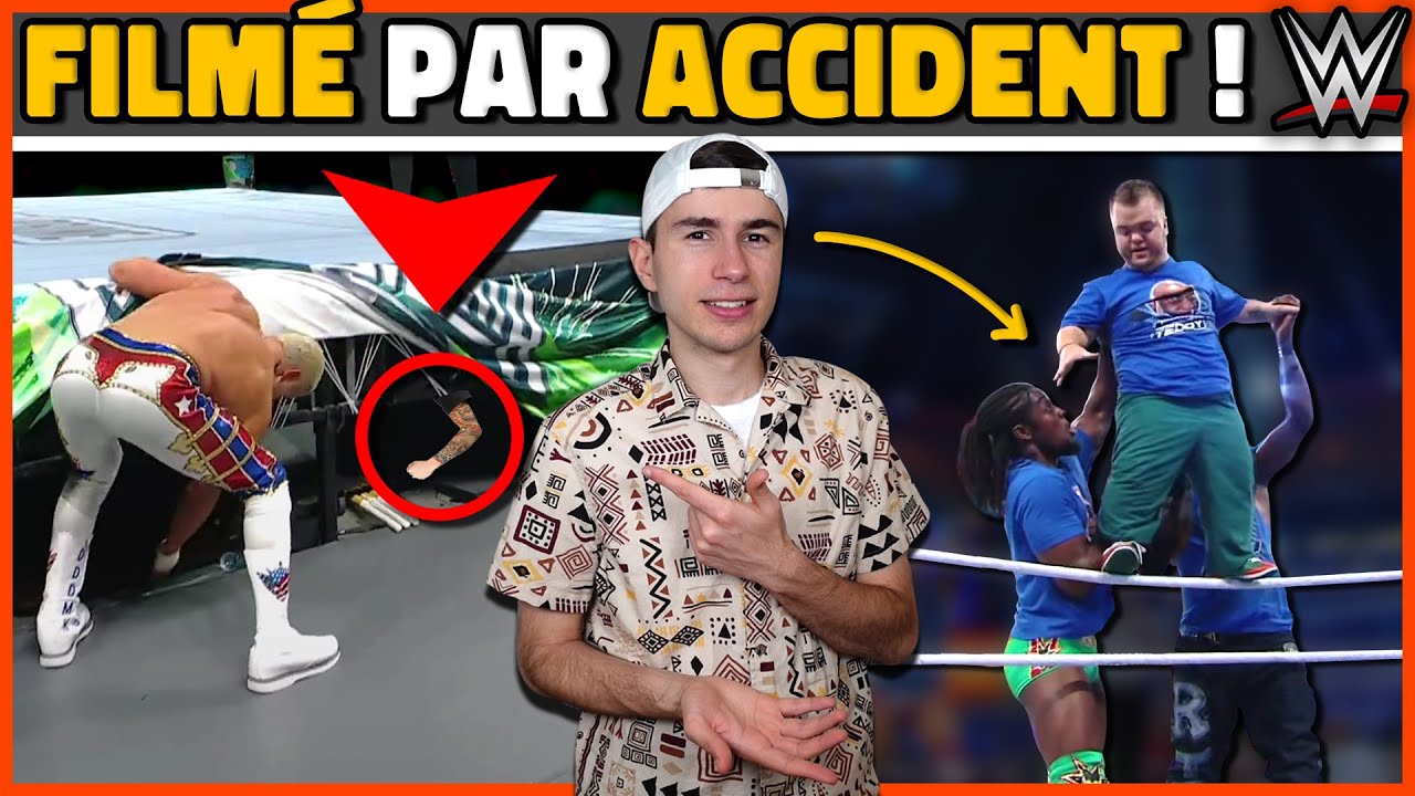 5 moments filmés par accident à la WWE ! - YouTube