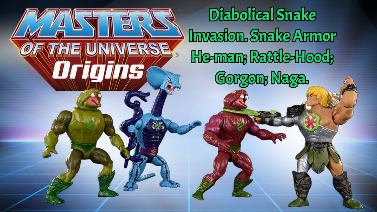 Masters of the Universe: Diabolical Snake Invasion. Snake Armor He-man ...