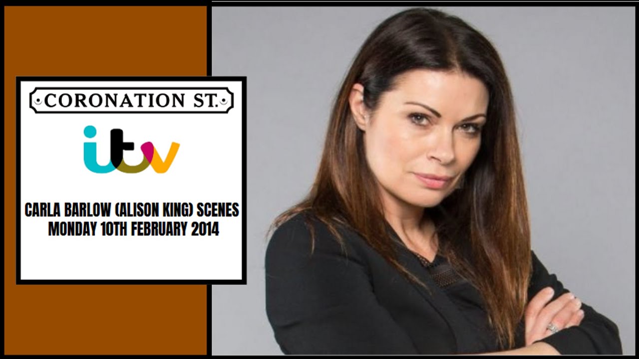 Coronation Street - Carla Barlow (Alison King) scenes | Monday 10th ...