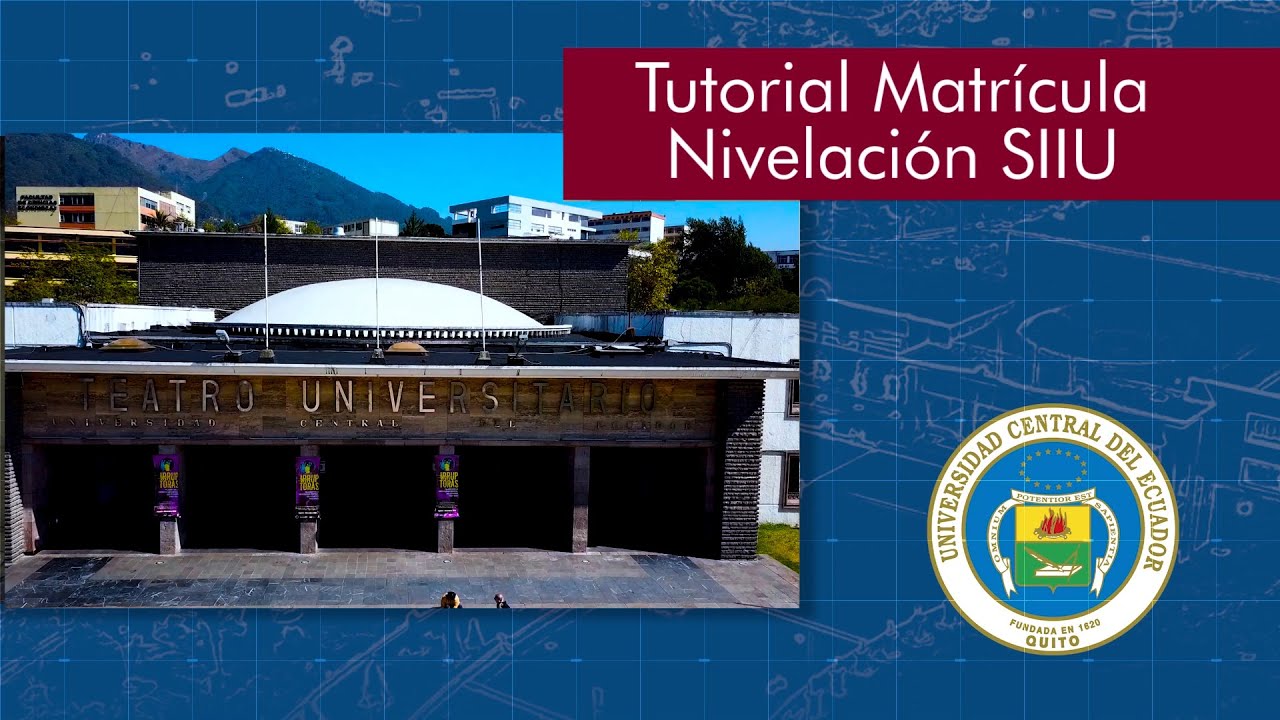 SIIU Tutorial Matrícula Nivelación - YouTube