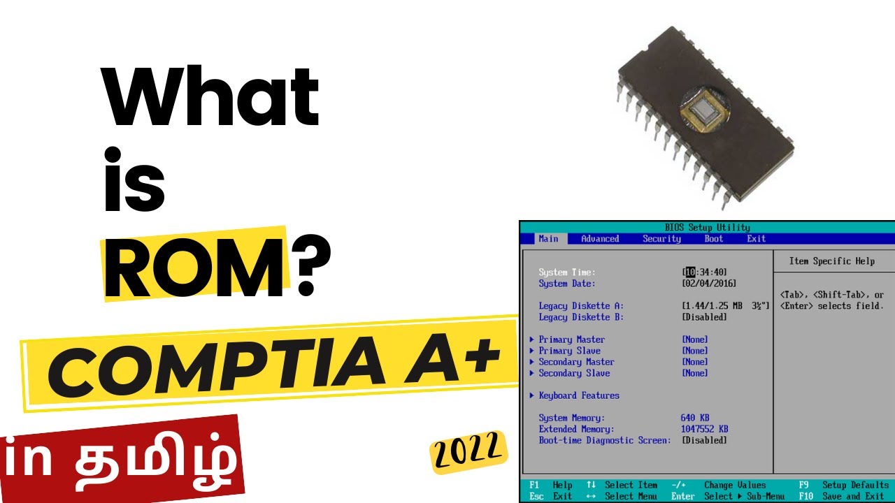 What is ROM in Tamil | Comptia A+ | Explained | BIOS in Tamil - YouTube