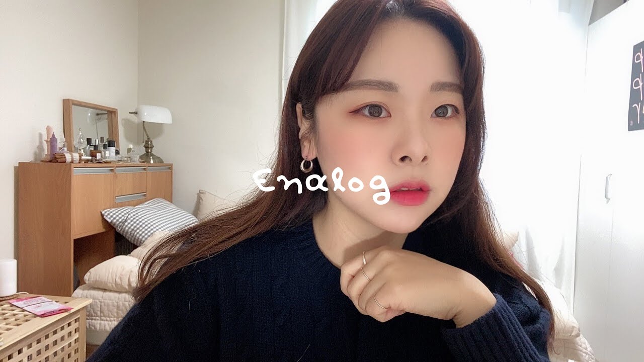 ENALOG)데일리룩, 출근룩 기록하기 휴무에는 넷플릭스 보며 뒹굴거리는 집순이 일상 - YouTube