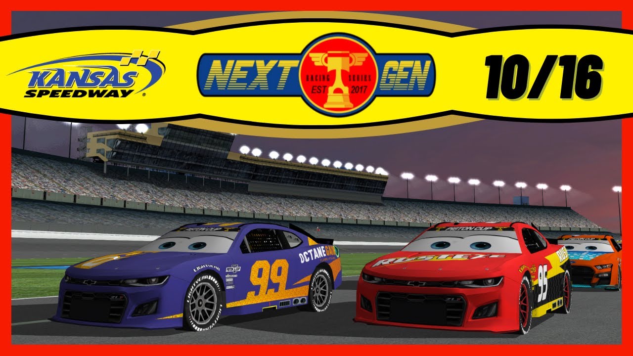 Disney Cars Race to The *Piston Cup* #10 Live Stream @ Kansas Motor ...