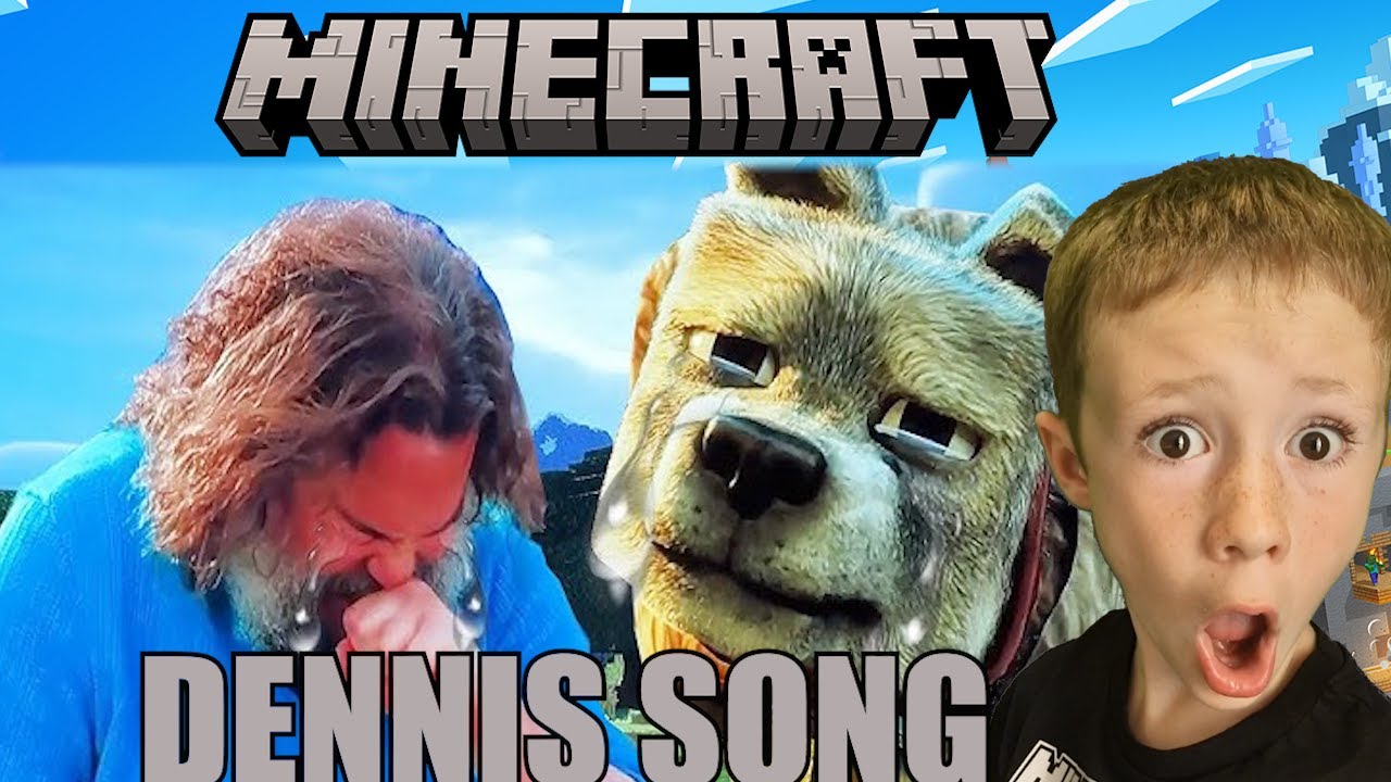STEVE'S DENNIS THE DOG GOODBYE SONG REACTION!! MINECRAFT - YouTube