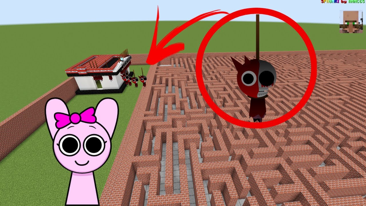 NEW Incredibox Sprunki RADDY in Maze Gmod Minecraft - YouTube