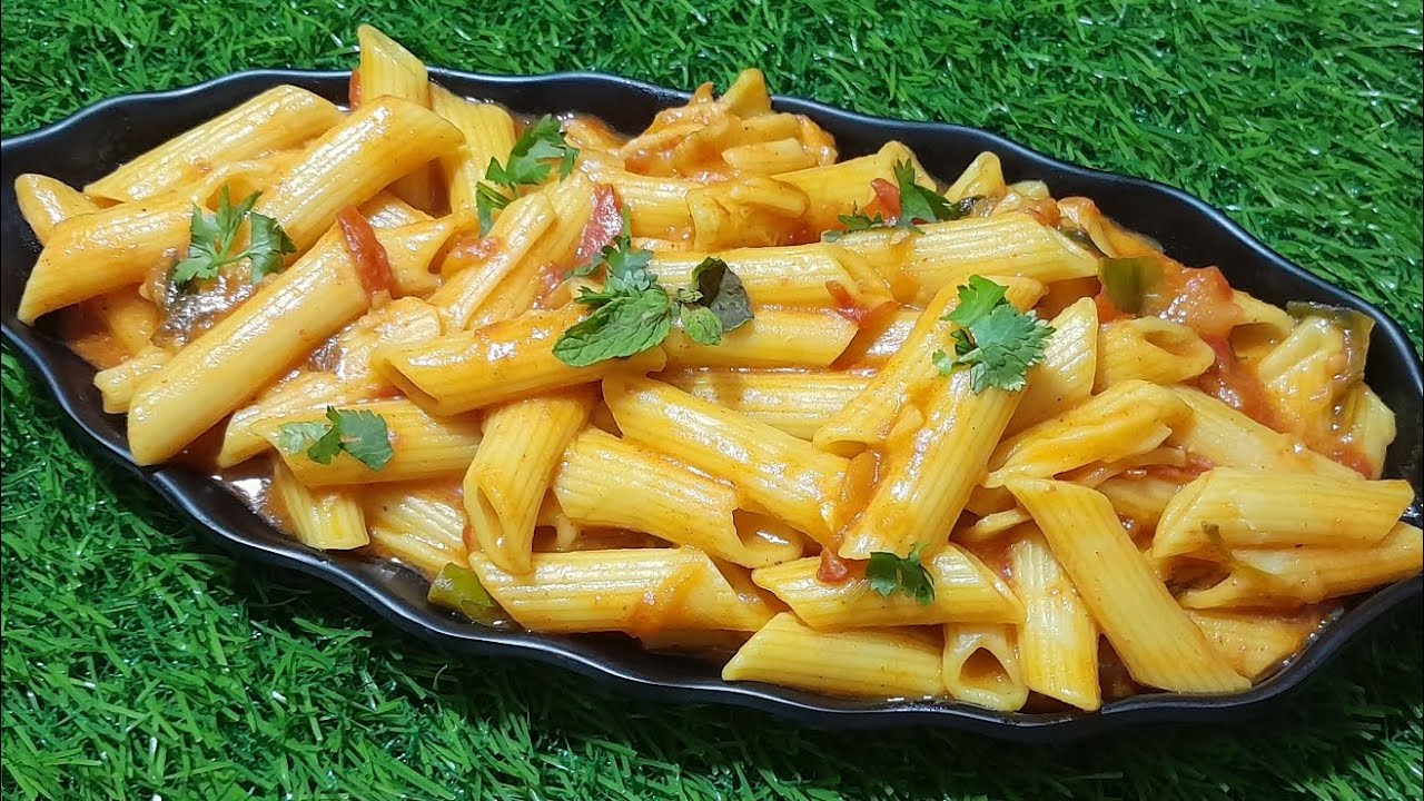 Italian pasta in Indian style | pasta and tomato combination |pasta ...