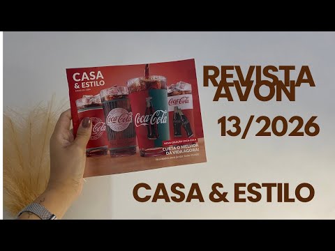 REVISTA AVON CASA & ESTILO 13/2026: COCA COLA