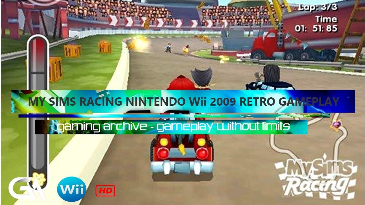 My Sims Racing Wii Gameplay 2009 - Retro Gameplay Wii Gaming Wii ...