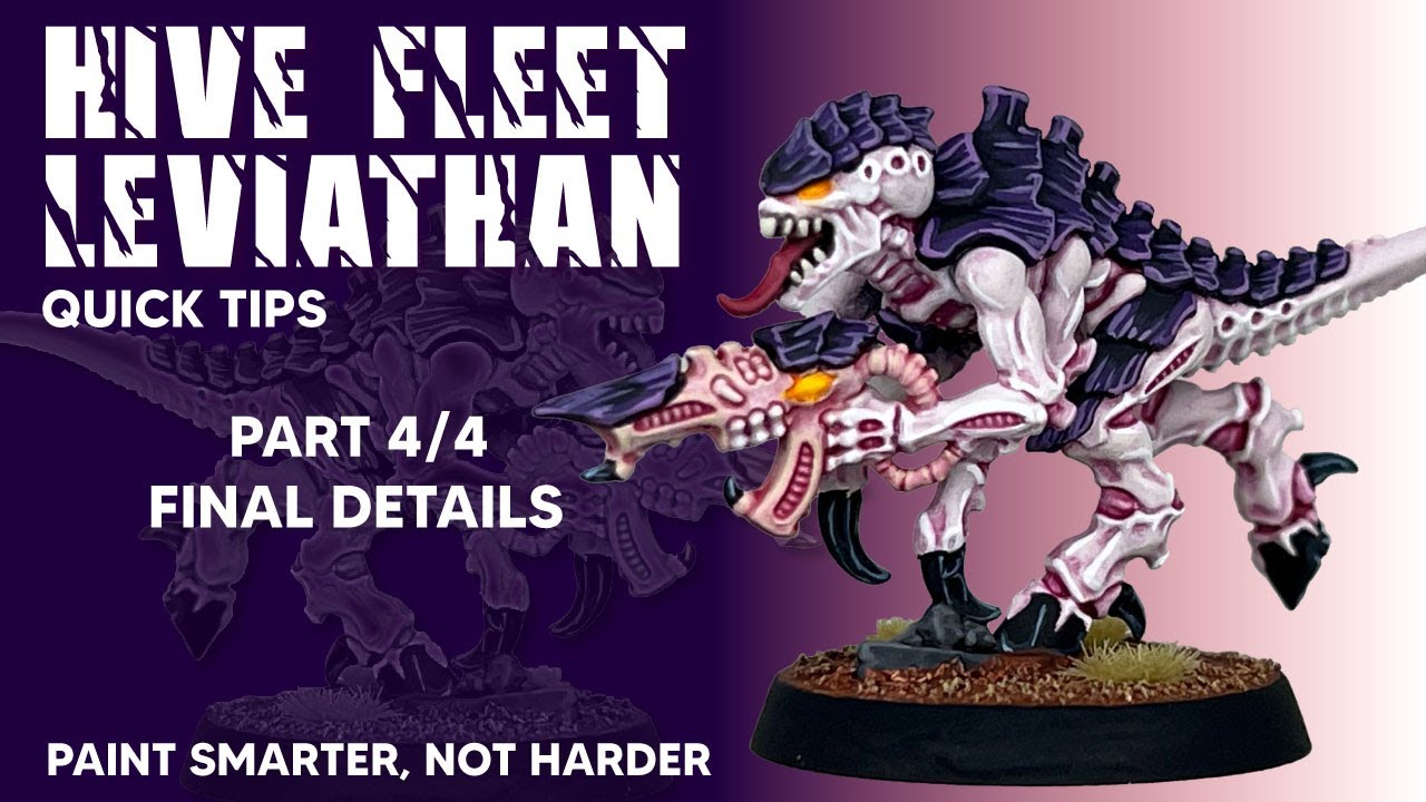 Tyranids Quick Tips: Painting the Finishing Touches - YouTube