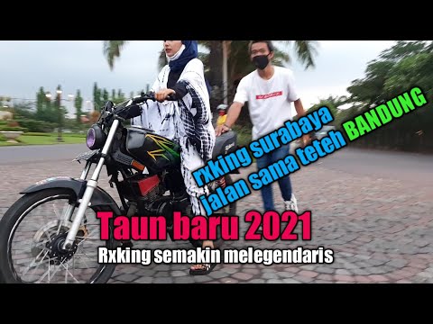 Nonton aksi uhty belajar naik rx king ||  taun baru 2021