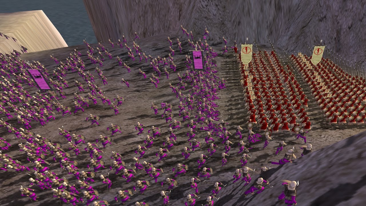 BATTLE OF THERMOPYLAE - ROME: Total War - YouTube