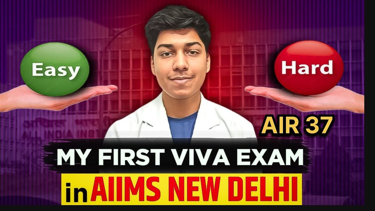 Story of my first exams at AIIMS delhi by AIR 37 - YouTube